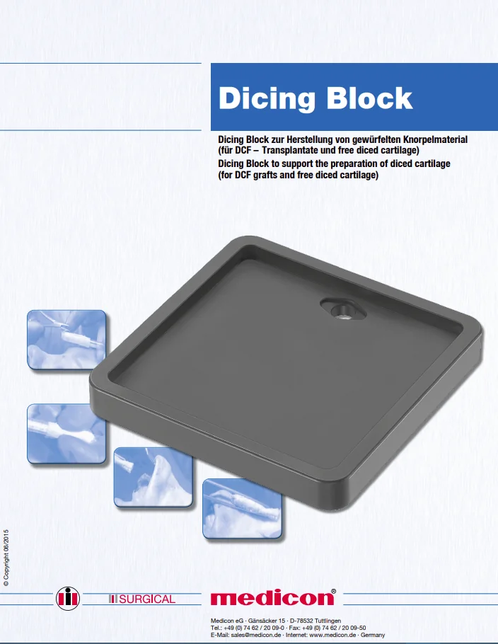 Cartilage Dicing Block-surgical Instruments - CARE TECH SOLUTIONS